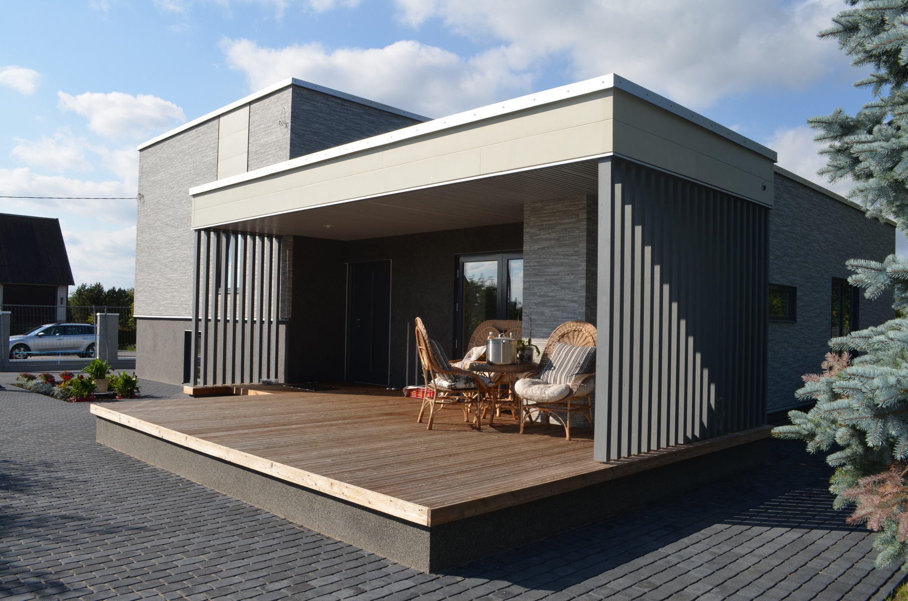 ventilējamās fasādes, fasādes paneļi, fasādes saidings, ventilējamās ...